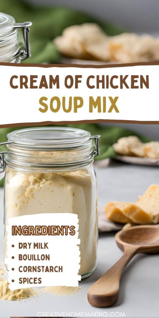 Homemade Cream of Chicken Soup Mix: Easy and Versatile! - Creative ...
