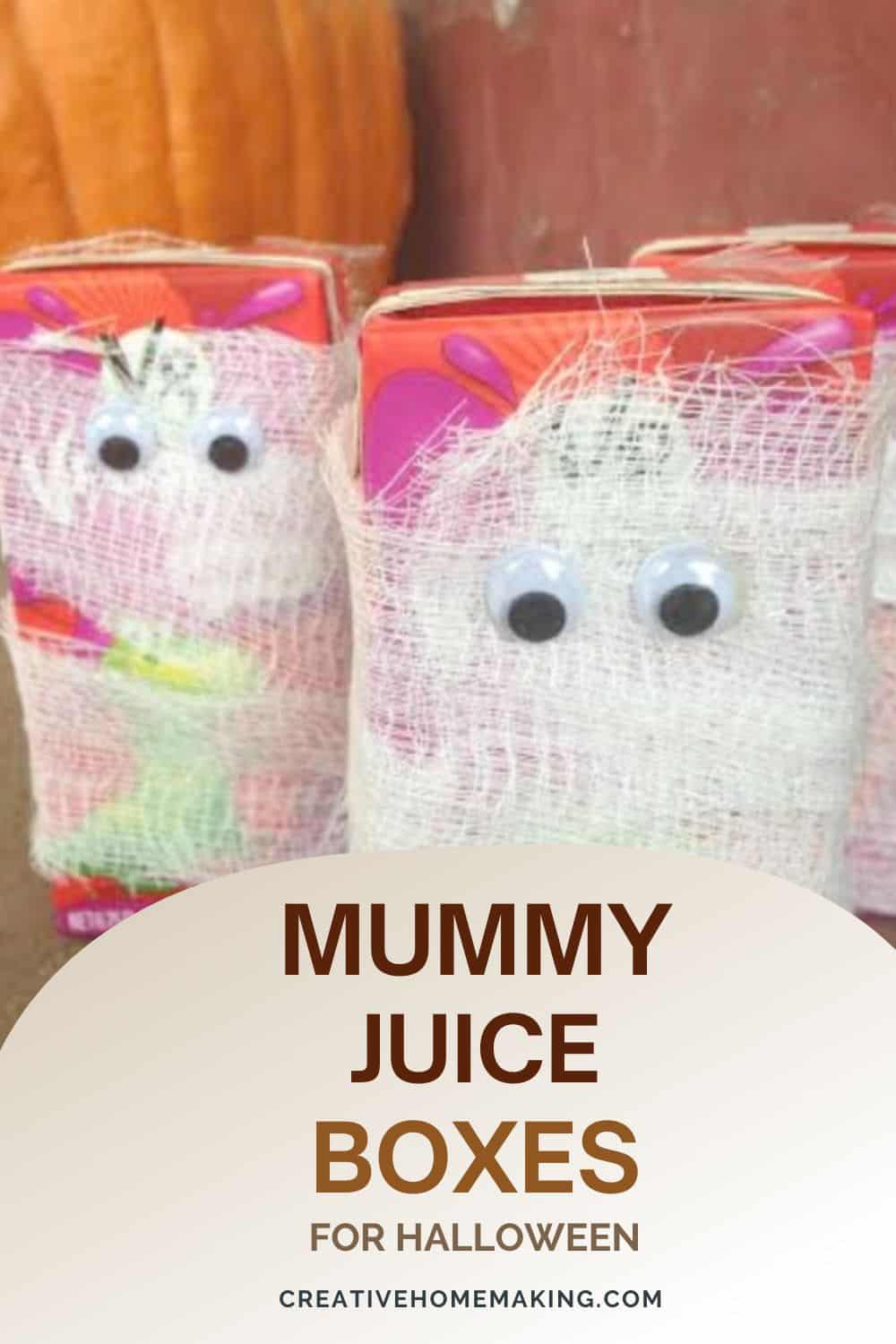 Easy DIY Mummy Juice Boxes – Creative Halloween Food for Parties ...