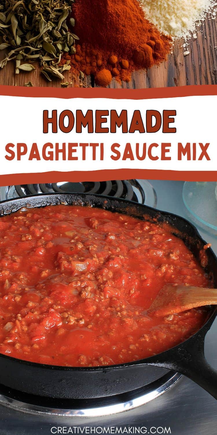 Flavorful Homemade Spaghetti Sauce Seasoning Mix Recipe: Elevate Your ...