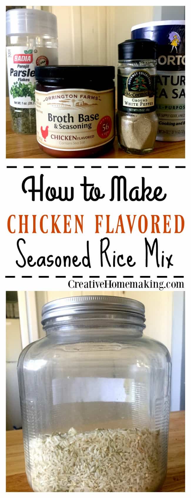 How to Make Chicken Rice Mix - Creative Homemaking