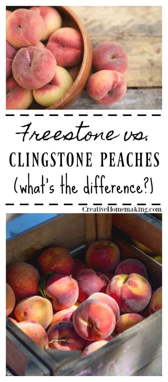 Freestone vs. Clingstone Peaches - Creative Homemaking