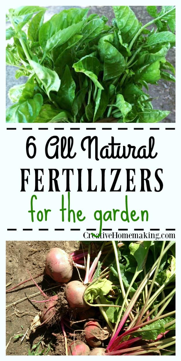 6 DIY All Natural Garden Fertilizers - Creative Homemaking