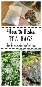 How to Make Tea Bags - Creative Homemaking