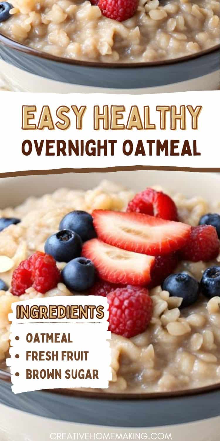 Easy and Delicious Crockpot Oatmeal: A Warm Breakfast for Busy Mornings ...