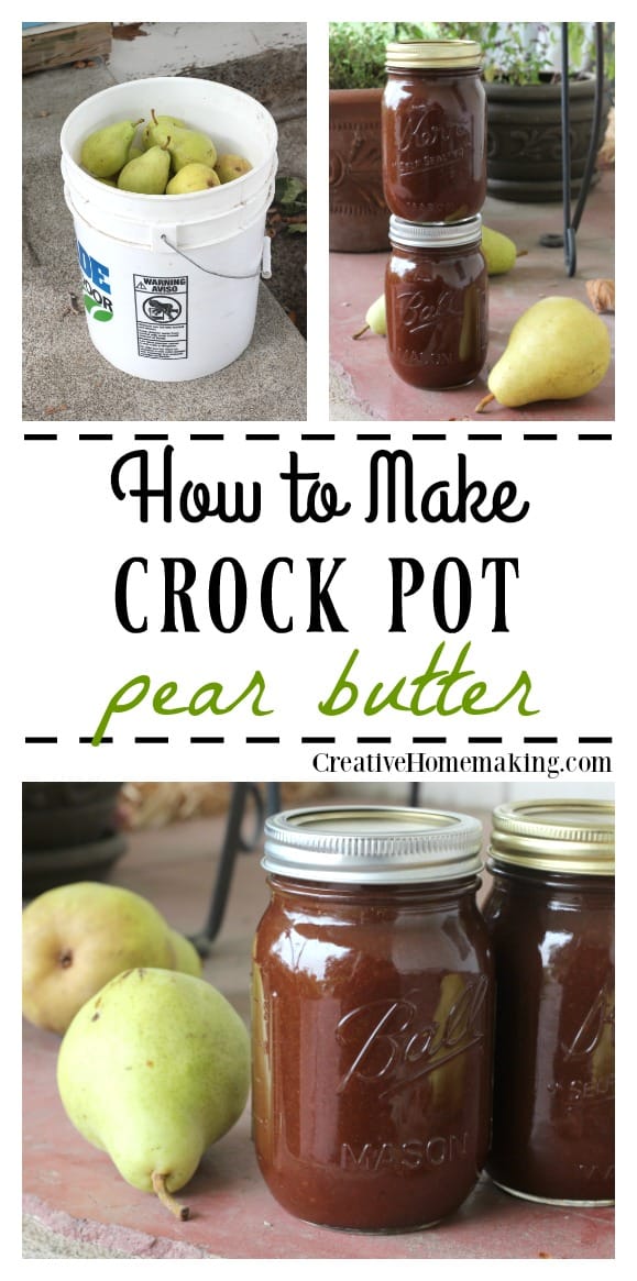 Slow Cooker Pear Butter – Easy, Spiced, and Delicious - Creative Homemaking