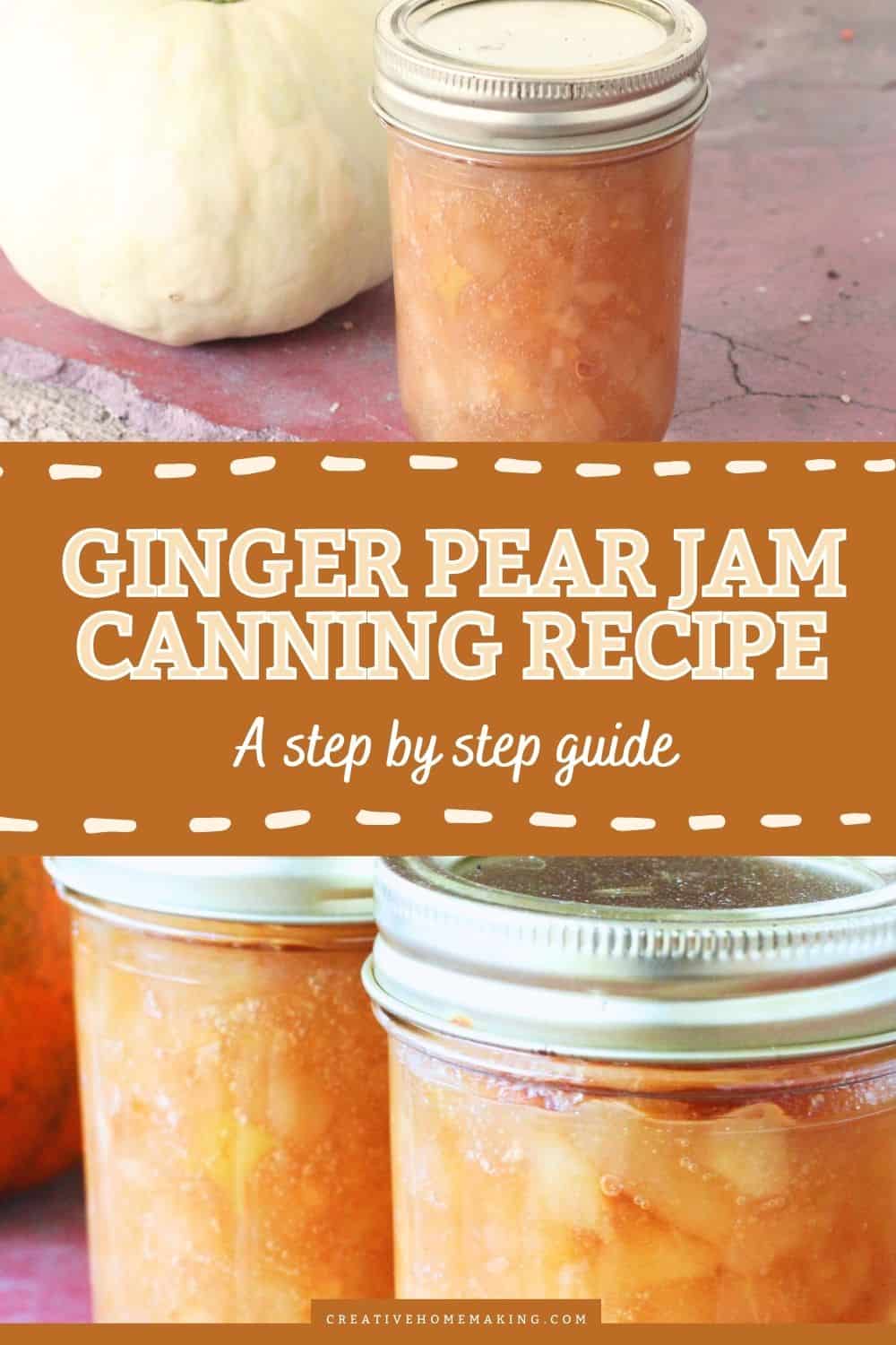 Ginger Pear Jam: A Spicy and Sweet Delight for Your Pantry! - Creative ...