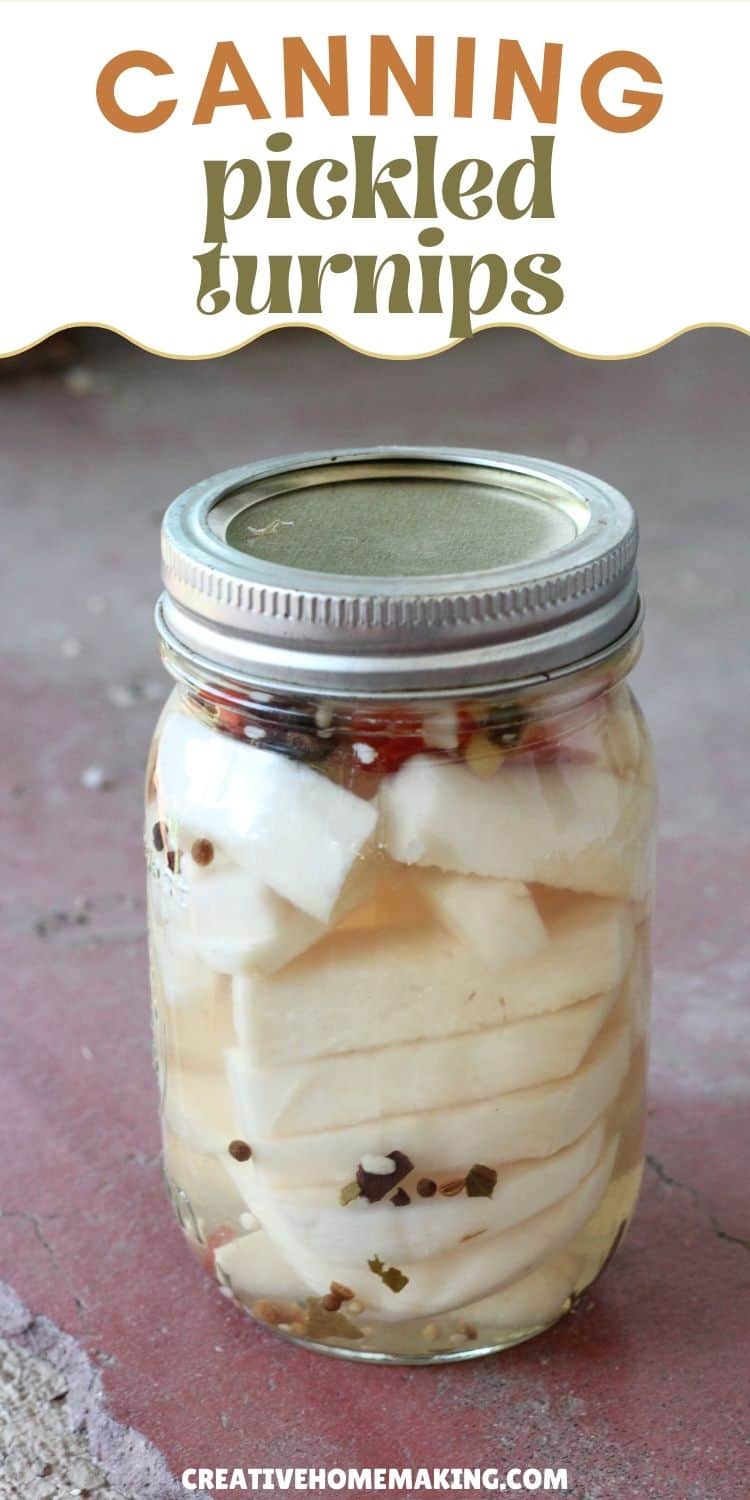 Delicious Canning Recipe: Pickled Turnips for a Tangy Treat! - Creative ...