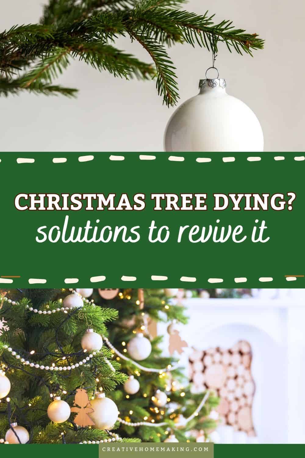 Christmas Tree is Dying: Quick Solutions to Revive It - Creative Homemaking