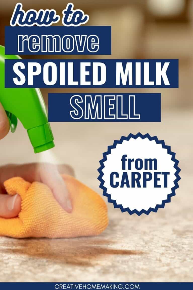 Say Goodbye to Spoiled Milk Smell on Your Carpet: Easy Tips to Get Rid ...