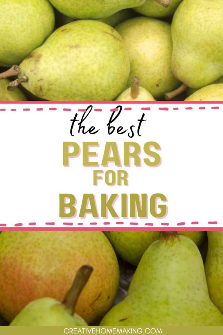 Best Pears for Baking: Top Varieties You Need to Try - Creative Homemaking