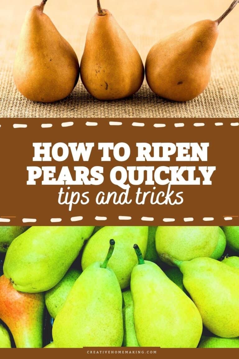 How to Quickly Ripen Pears: Tips and Tricks - Creative Homemaking
