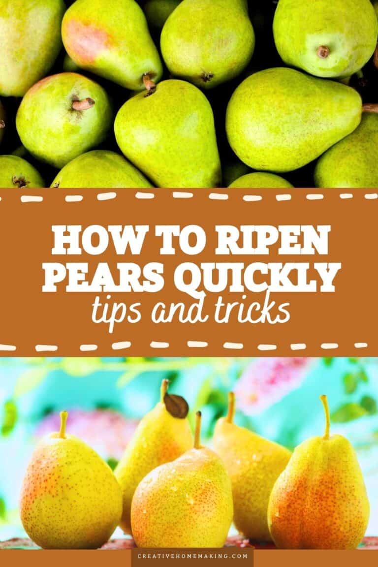 How to Quickly Ripen Pears: Tips and Tricks - Creative Homemaking
