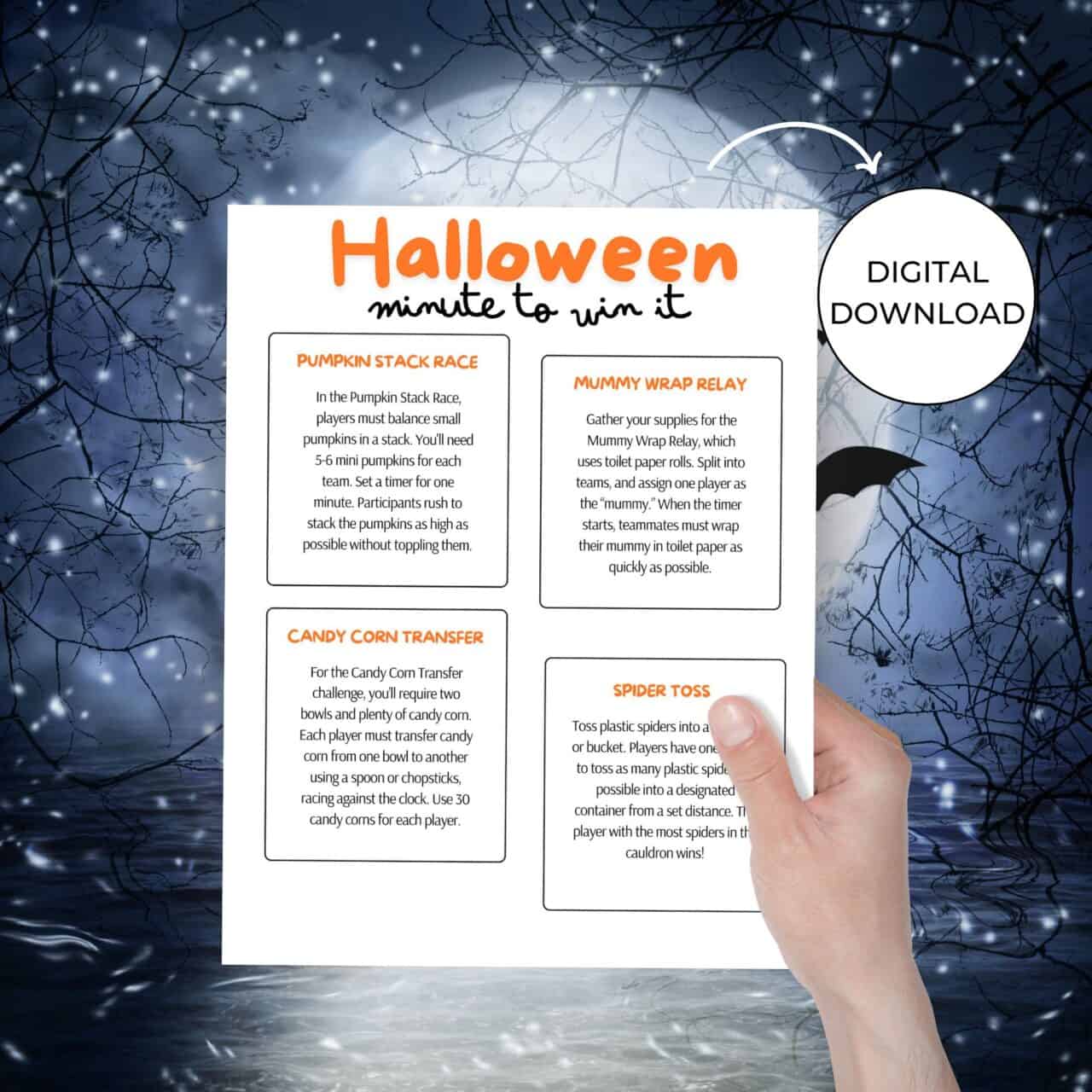 Halloween Minute to Win It Games for Kids for Spooktacular Fun ...