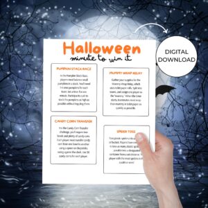 Halloween Minute to Win It Games for Kids for Spooktacular Fun ...