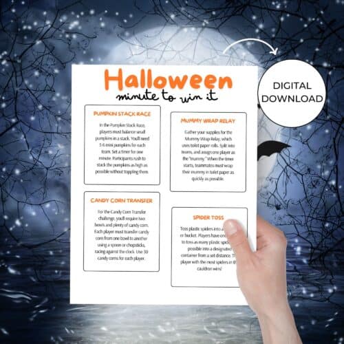 Halloween Minute to Win It Games for Kids for Spooktacular Fun ...