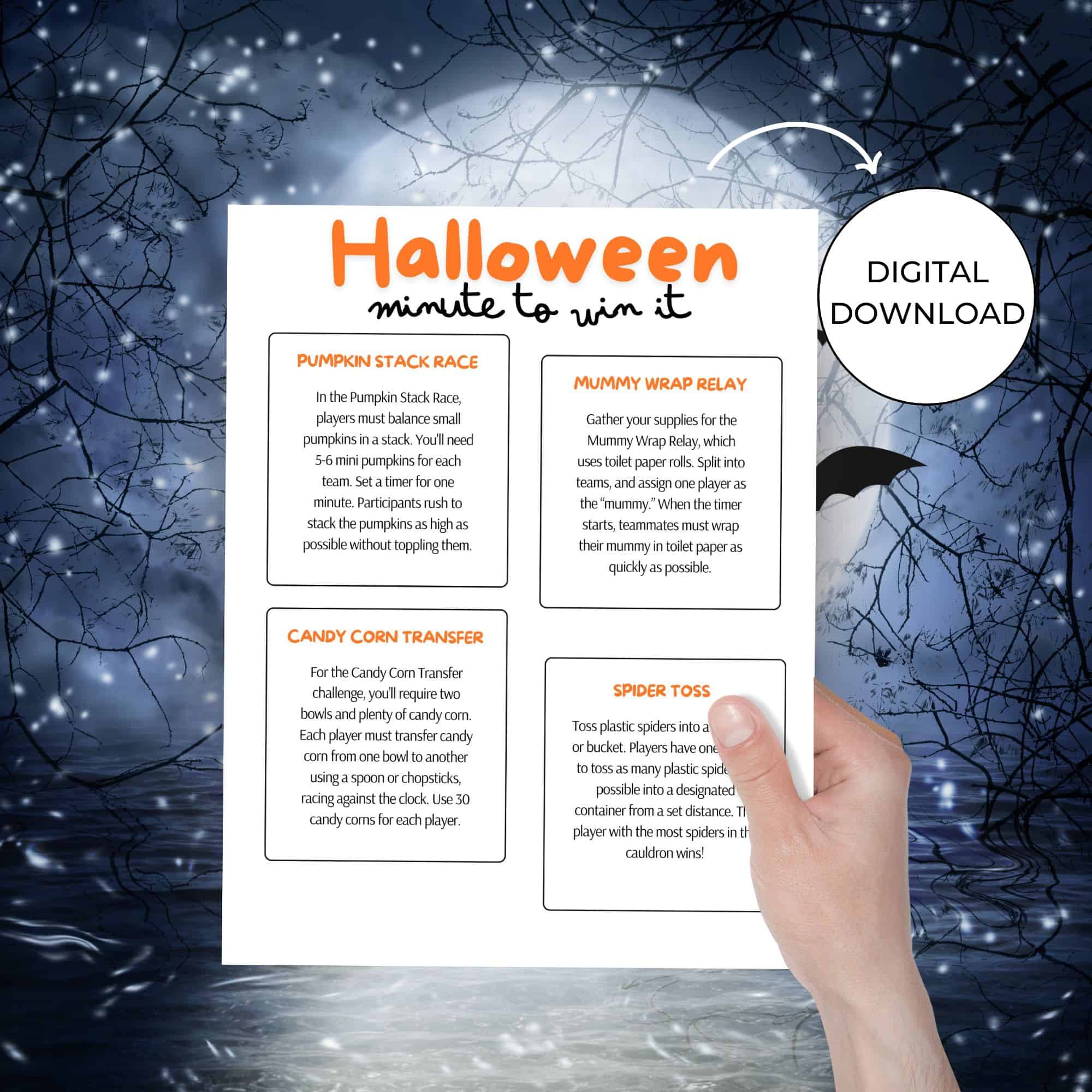 Halloween Minute to Win It Games for Kids for Spooktacular Fun ...