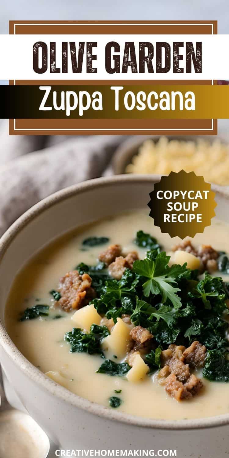 Olive Garden Zuppa Toscana Soup: A Warm, Comforting Recipe to Enjoy at ...