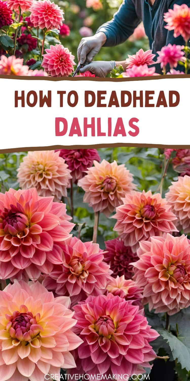 Deadheading Dahlias for More Blooms and Vibrant Color - Creative Homemaking
