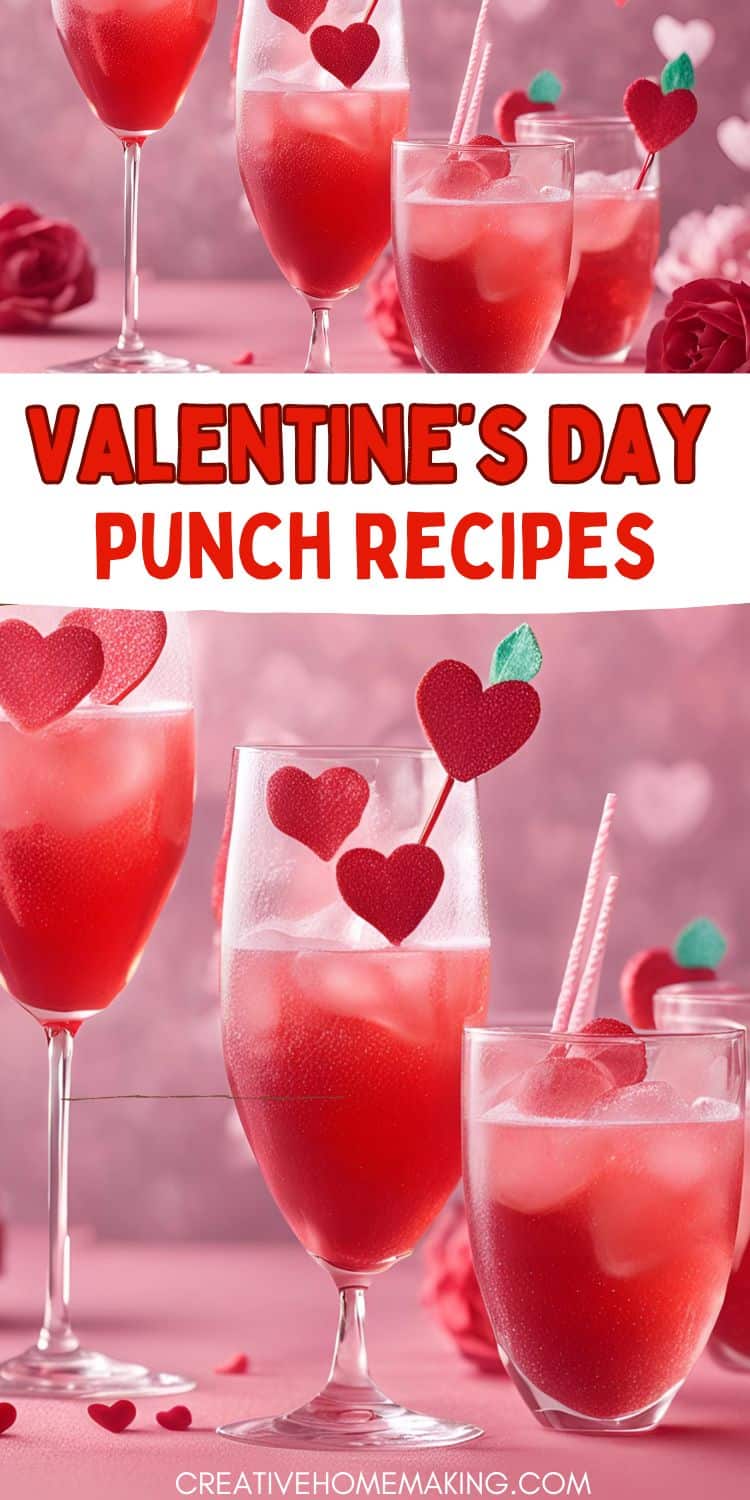 Sparkling Valentine’s Day Punch Recipes for a Crowd - Creative Homemaking