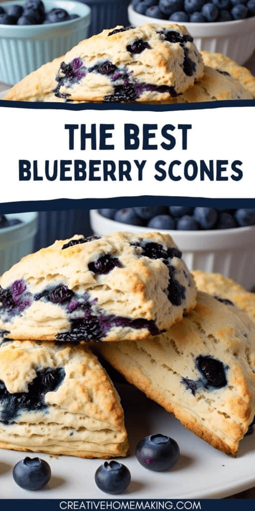 Easy Blueberry Scones You’ll Bake All Season Long - Creative Homemaking