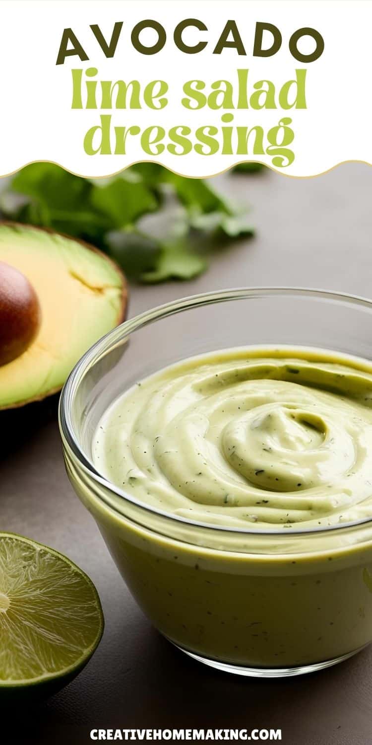 Avocado Lime Salad Dressing: A Zesty Touch for Your Fresh Salads ...