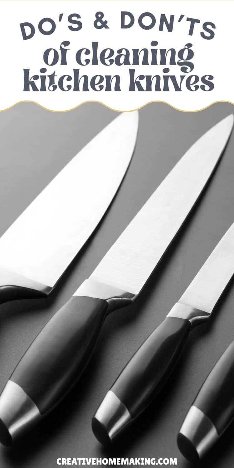 The Do's and Don'ts of Cleaning Kitchen Knives: Tips for Keeping Your ...