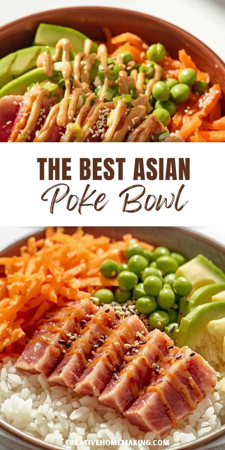 Restaurant-Style Classic Poke Bowl at Home - Creative Homemaking