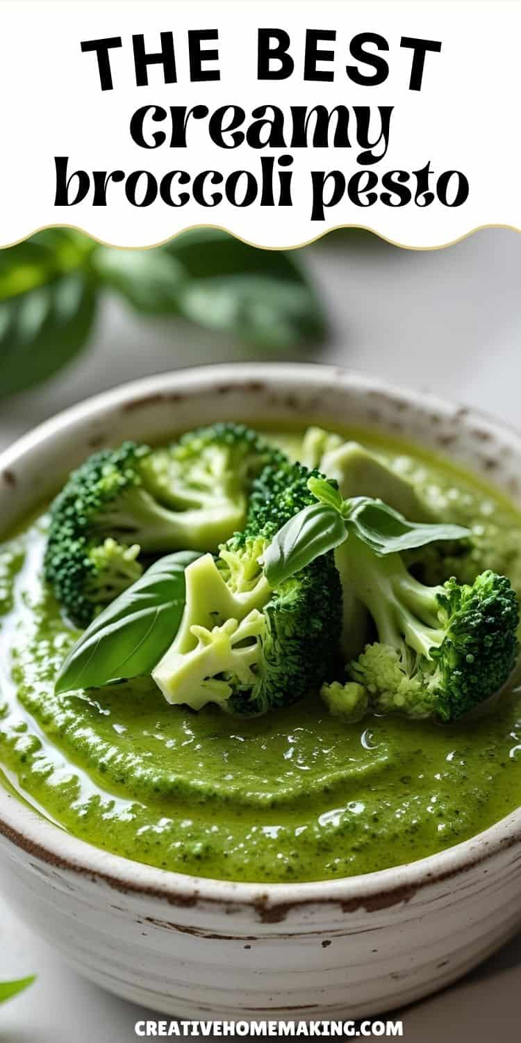 How to Make Creamy Broccoli Pesto – Quick & Flavorful - Creative Homemaking