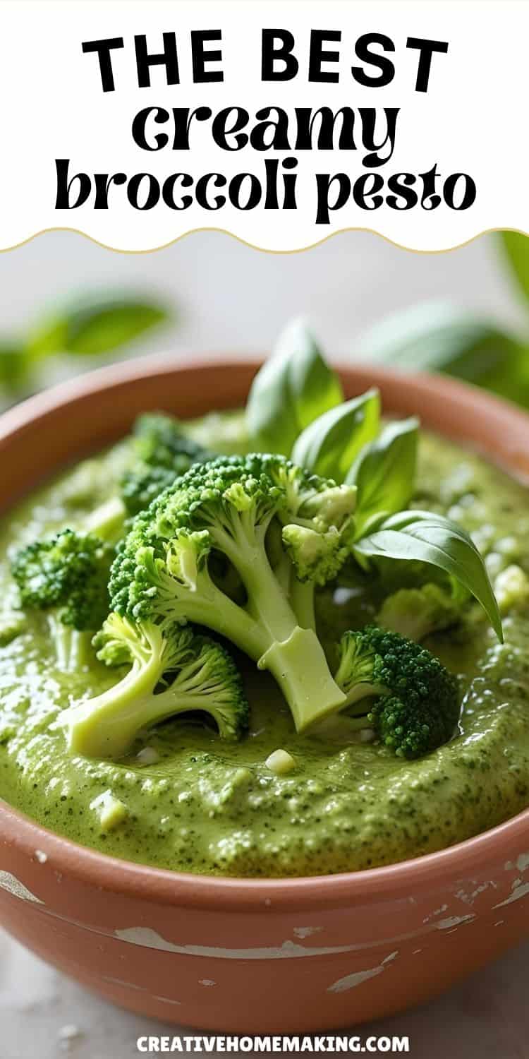 How to Make Creamy Broccoli Pesto – Quick & Flavorful - Creative Homemaking