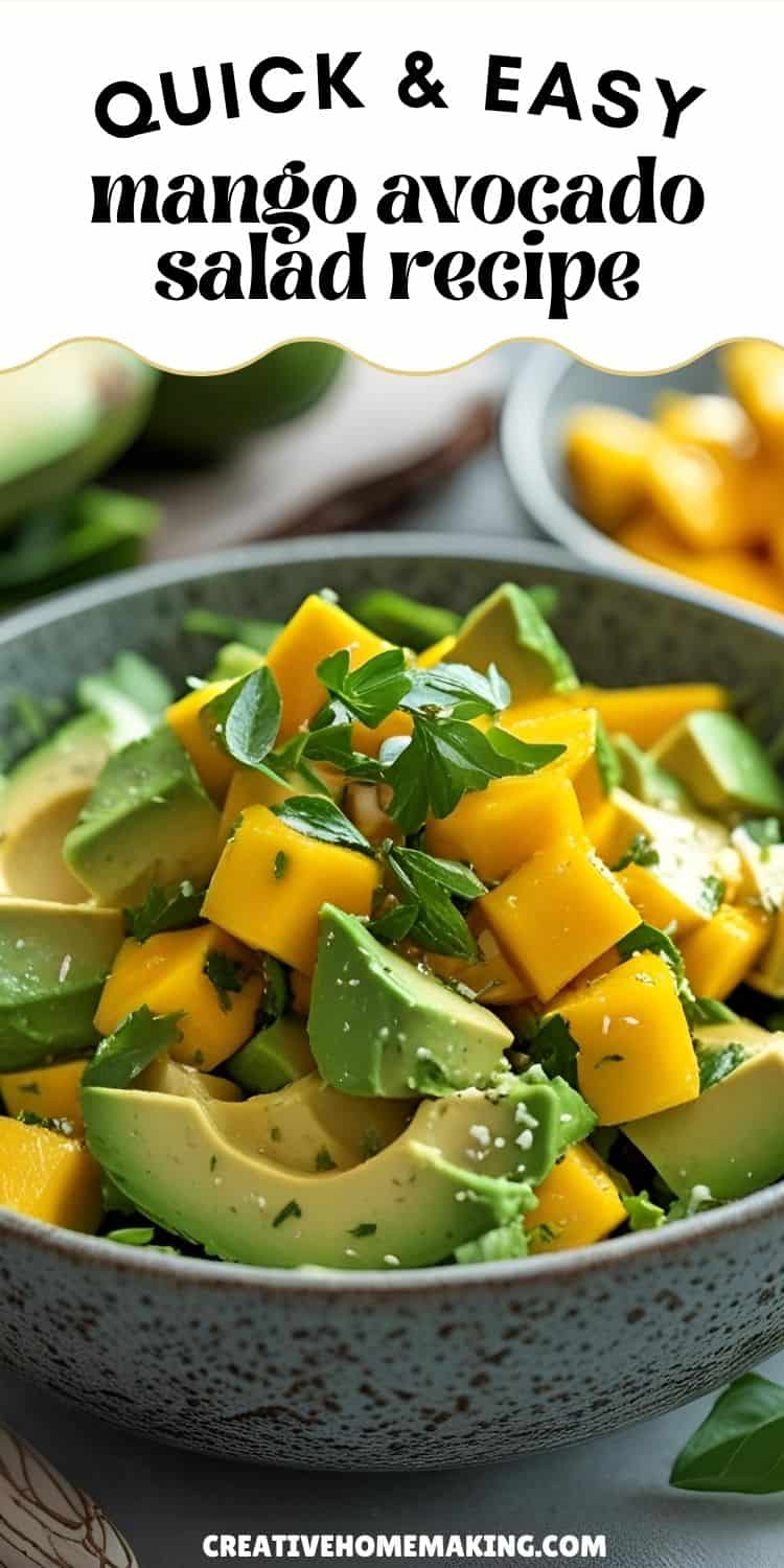 Mango Avocado Salad: Easy Recipe for Fresh Summer Meals - Creative ...