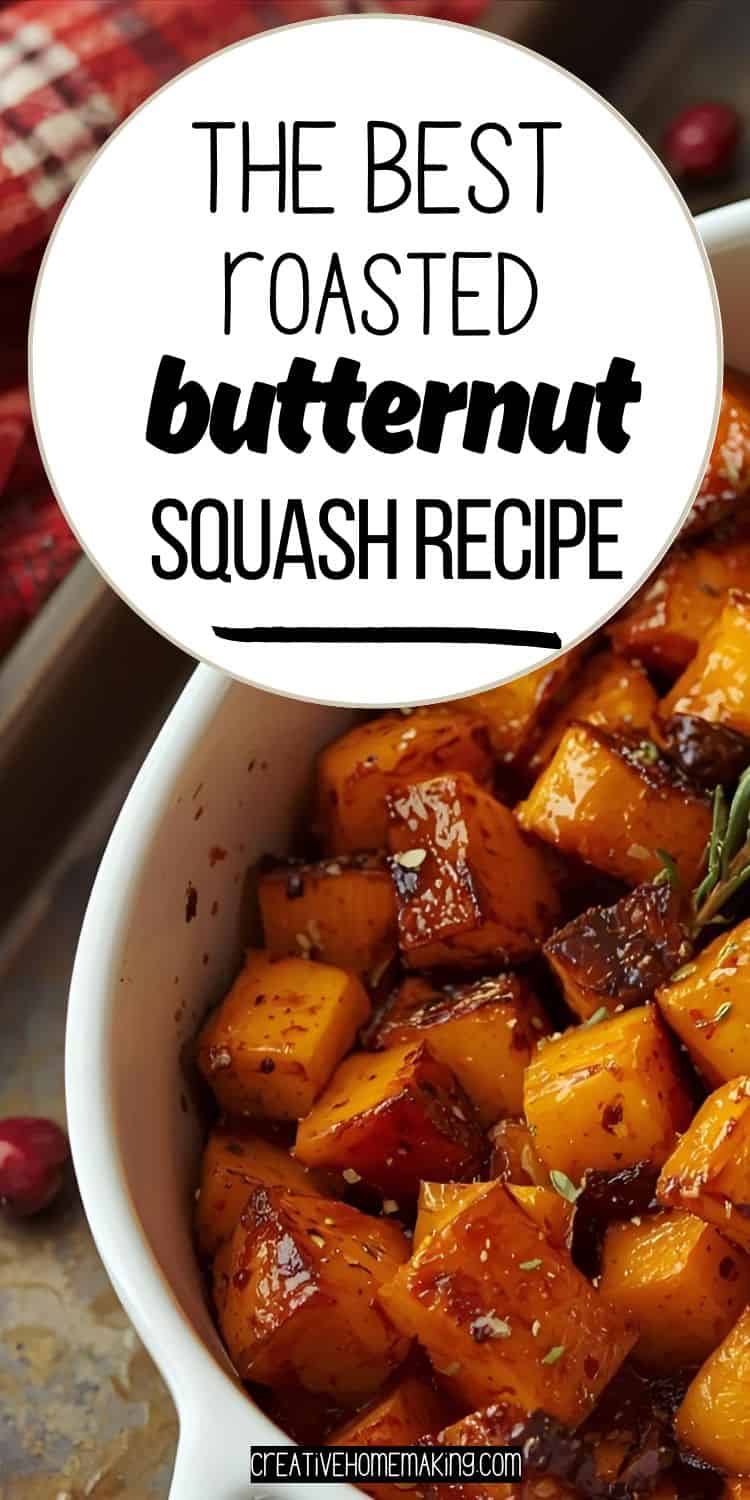Roasted Butternut Squash – A Simple & Elegant Christmas Side - Creative Homemaking