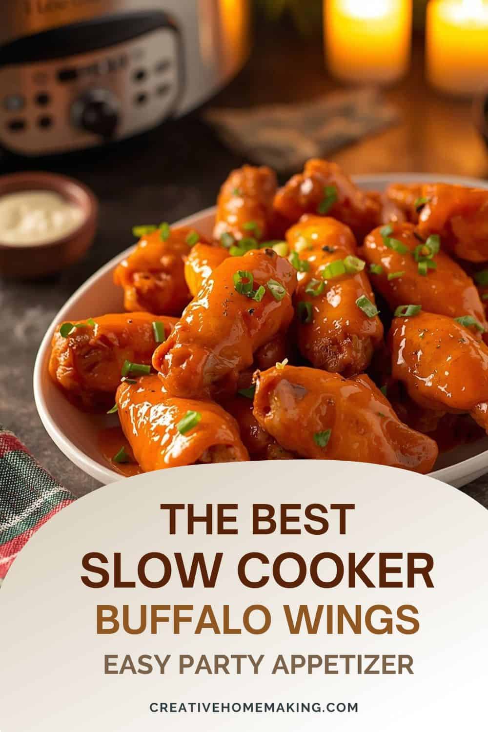 Slow Cooker Buffalo Wings – The Easiest Party Appetizer - Creative ...