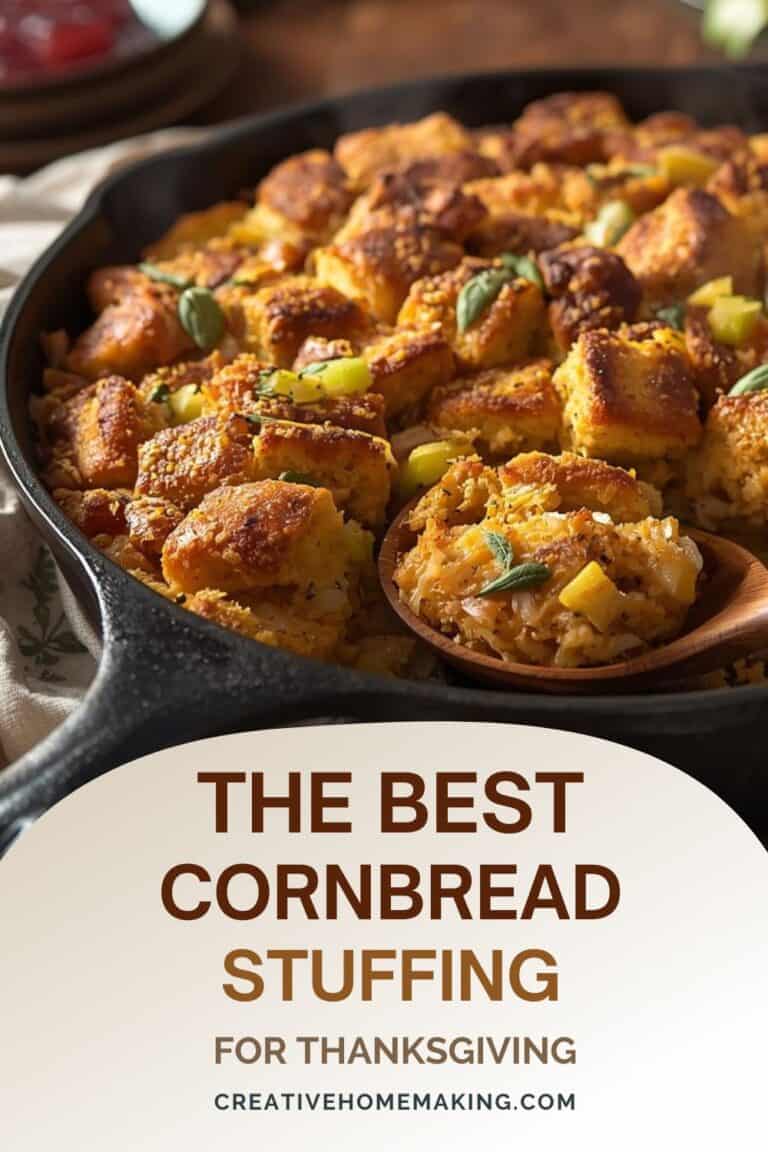 Old-Fashioned Cornbread Stuffing Like Grandma Made - Creative Homemaking