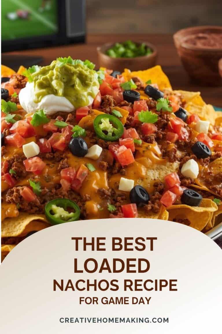 Ultimate Loaded Nachos for Game Day - Creative Homemaking