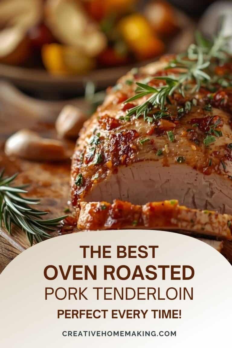Juicy Honey Garlic Roasted Pork Tenderloin Recipe - Creative Homemaking