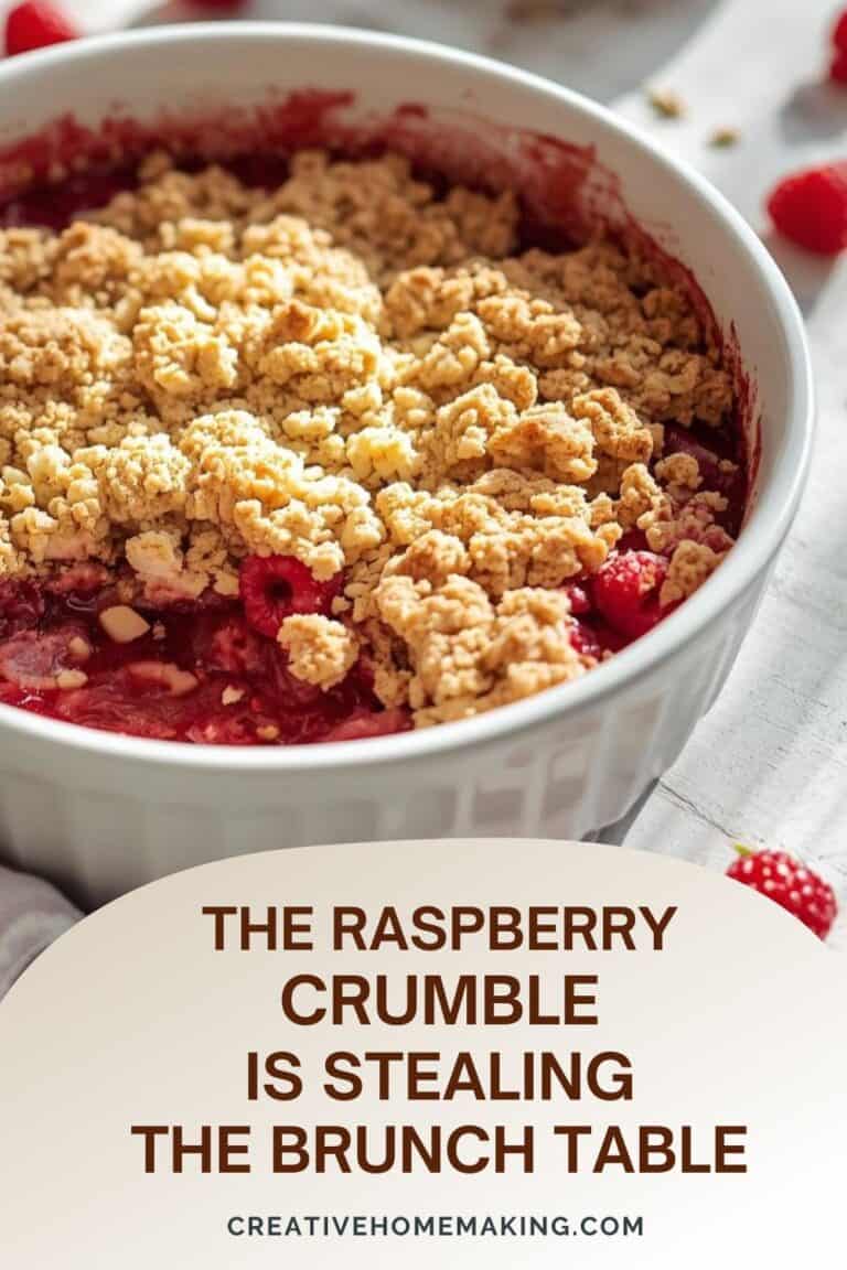 This Raspberry Crumble Is Stealing the Brunch Table - Creative Homemaking