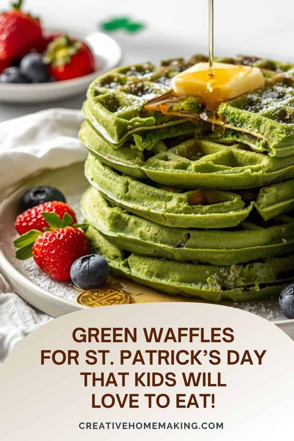 Easy Green Waffles for a Festive St. Patrick’s Day Breakfast - Creative ...